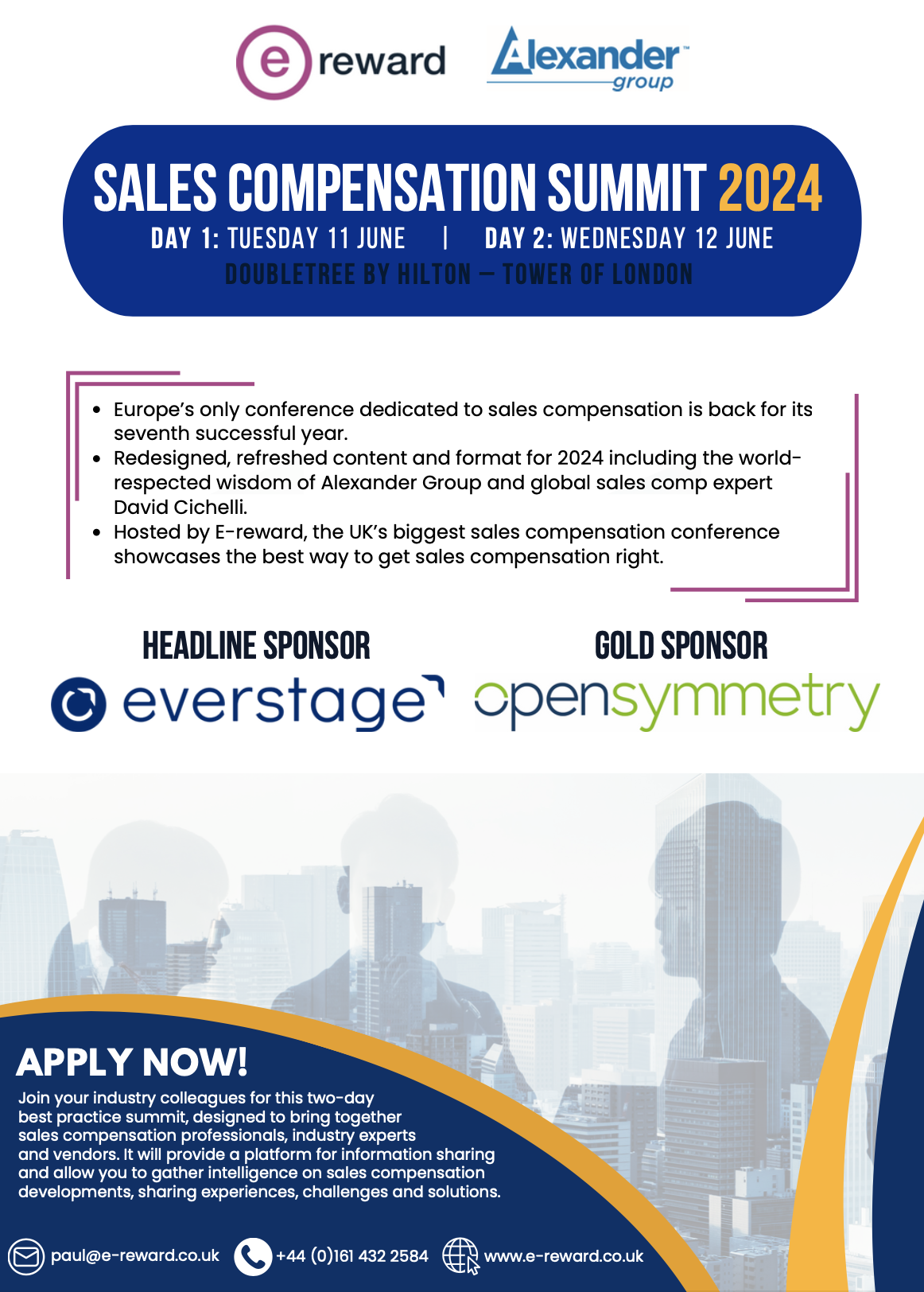 Sales Compensation Summit 2024 – 100 free tickets